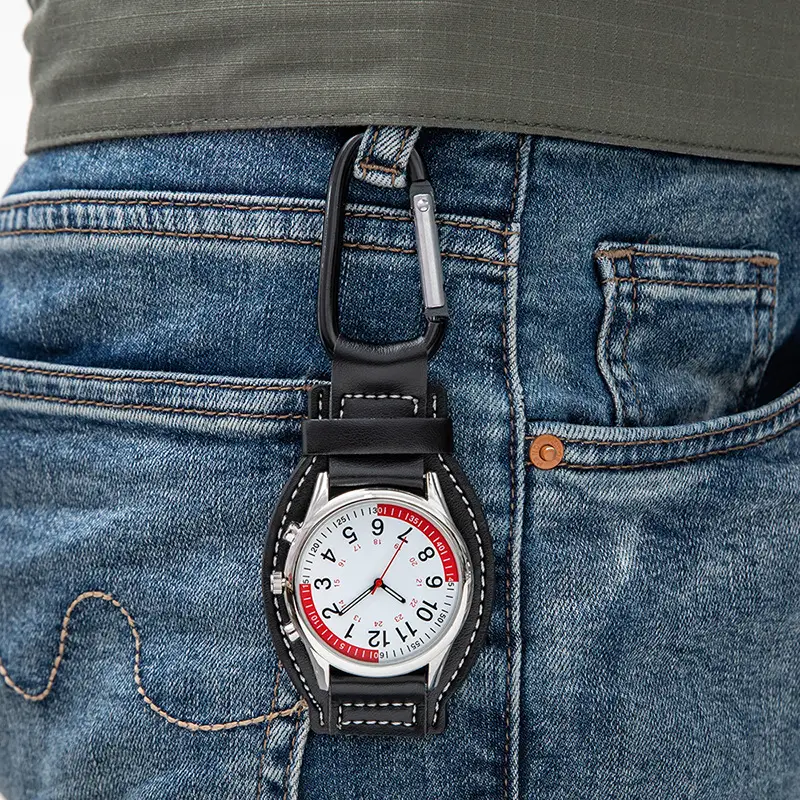 Designer Belt Clip Sports Fob Watches With Leather Strap | Aliexpress