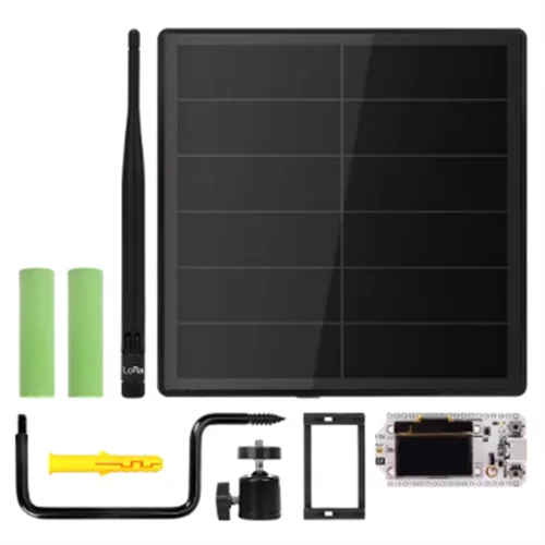 Nodo Solar B18B D5 Con Panel Solar De 5V Esp32 Lora 32 V3