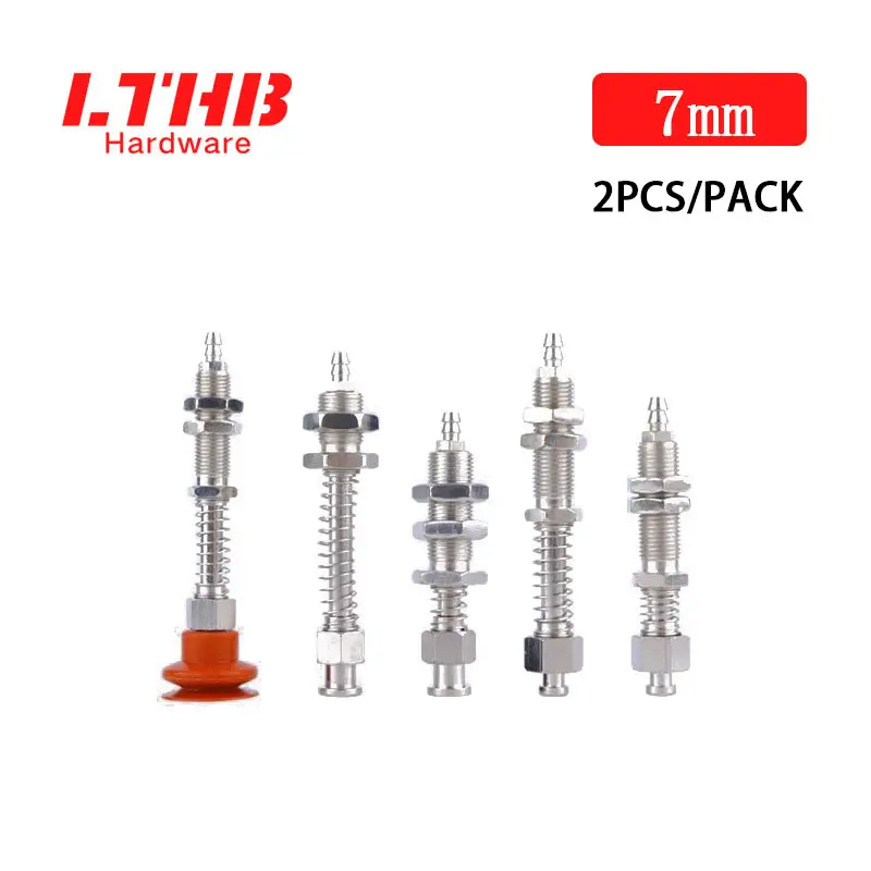 Pneumatic Vacuum Suction Direct Fittings Silicone Sucker Connecting Rod ...