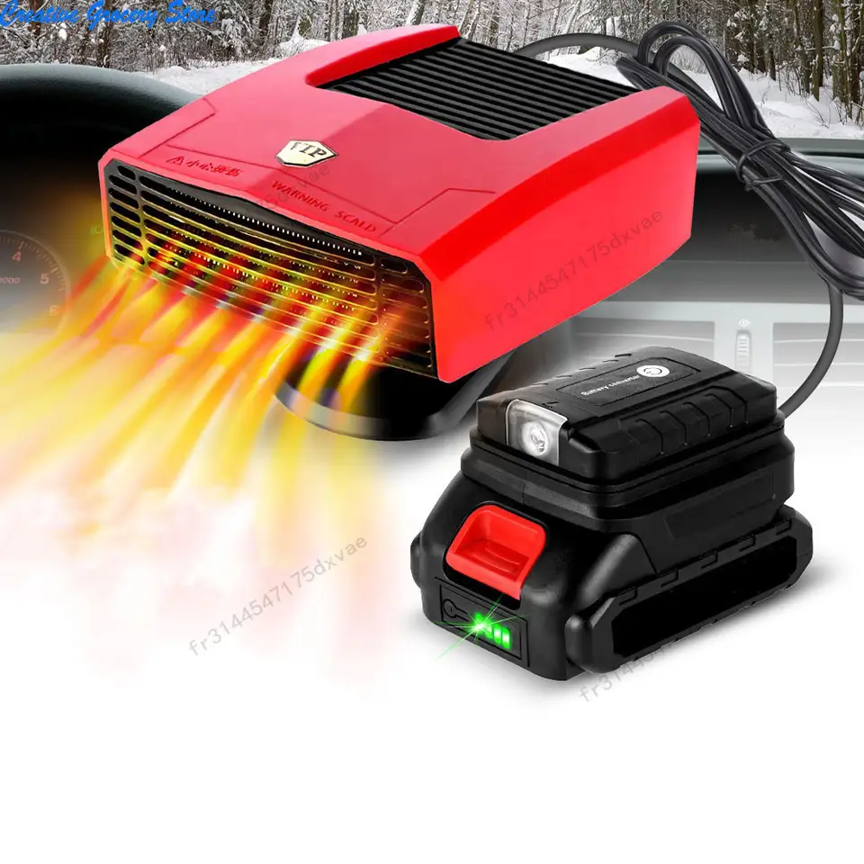 Portable Makita Cordless Heater For Outdoor Warmth And Usb Charging.