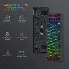 Womier M68 He Gaming Keyboard, Rapid Trigger, Wired Rgb, Magnetic ...