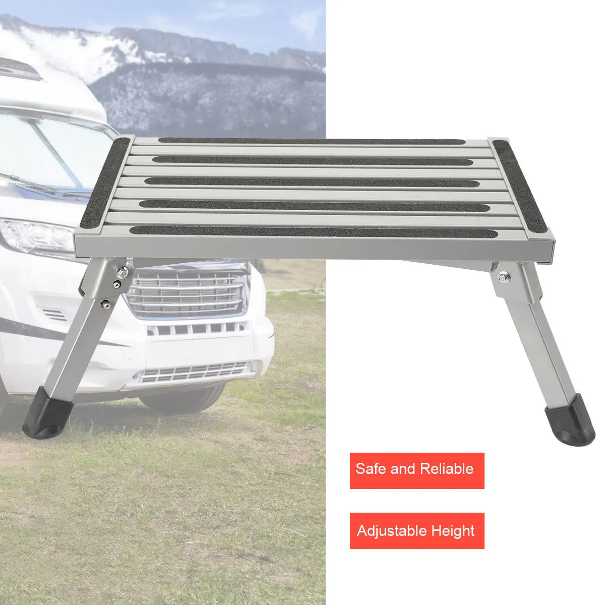 Trailing RV Campsite RV Aluminum Alloy Folding Pedals Folding Stools ...