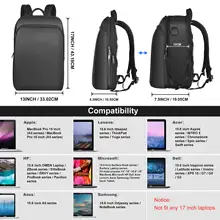 Slim, Expandable, Anti-Theft Laptop Backpack For Men & Women.