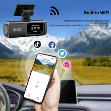 Uhd 4K Dash Cam With Night Vision & Gps, Perfect For Safe Driving!
