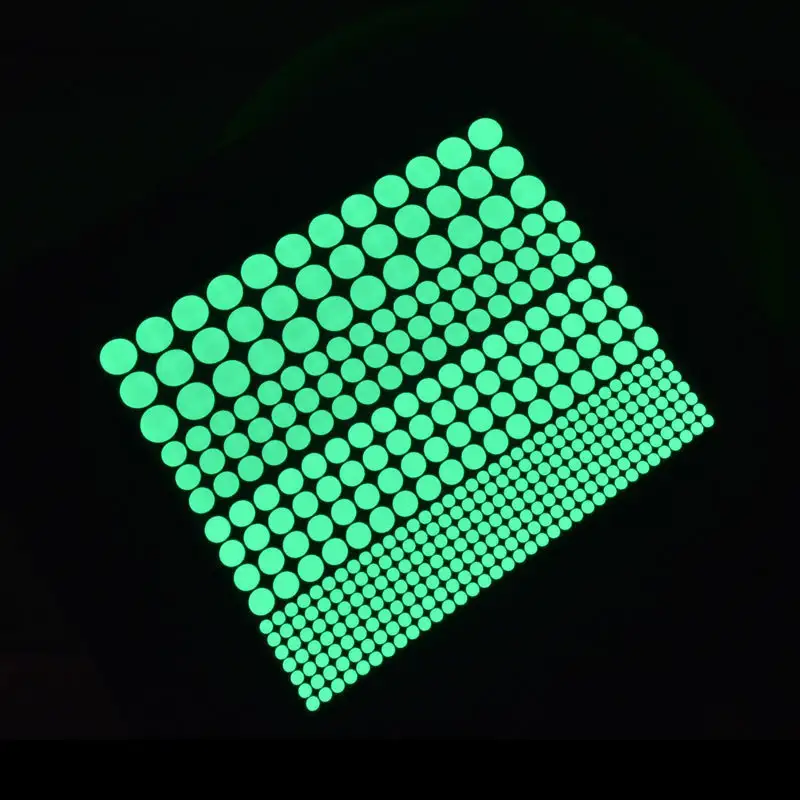 Luminous Dots Glow Wall Sticker Fluorescent Home Kid'S Room Diy Self ...
