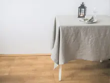 Natural Fabric Tablecloth,100% Pure Linen Solid Color Table Cover,for ...