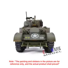 Coolbank Rc Tank 2.4Ghz U.S. M5A1 With Sound And Light, Perfect For Collectors!