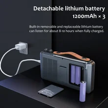 Sansui Portable Fm Radio With Hd Led Display & Wireless Bluetooth Speakers