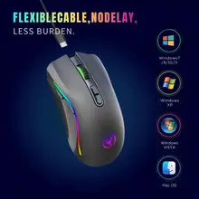 Ergonomic 2.4G Rgb Wireless Gaming Mouse For Pc Laptop