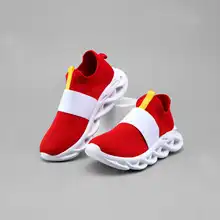 Red Sonic Cartoon Shoes For Kids | Kids' Sneakers Inspired By Games