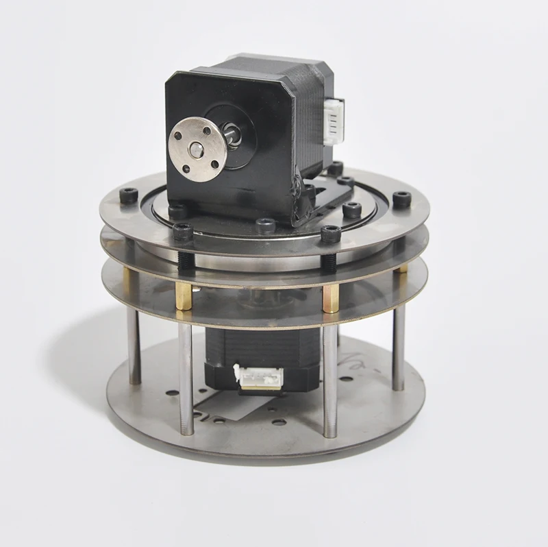 A stepper motor for a robotic arm, designed for two axes of movement ...