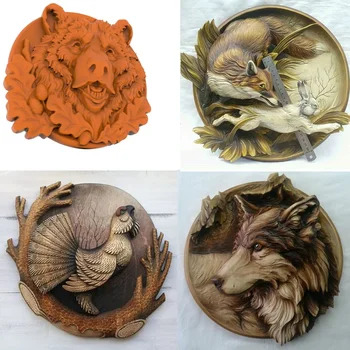 27 pieces 3D Relief Animals Hunting STL format Model Design for ArtCAM ...