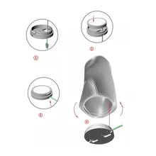Led Lamp Kit 001 Warm White 5V For Bambu Lab 3D Printer