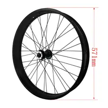 Fat Bike Front Wheel, 20/26", Disc Brake, 80Mm Width, 135Mm O.L.D., 4.0 ...