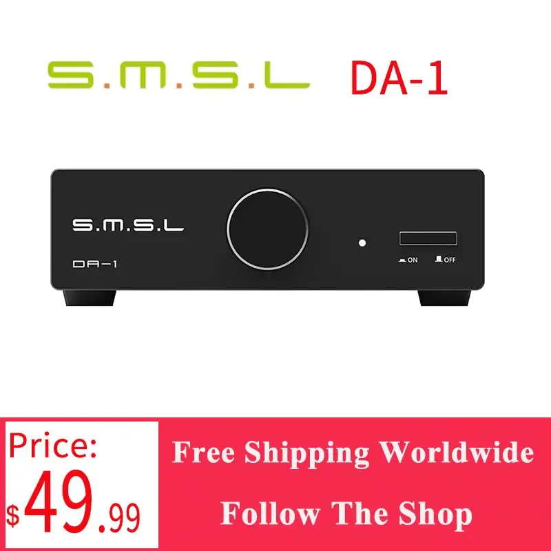 High-Power Smsl Da1 Mini Amplifier For Home Theater