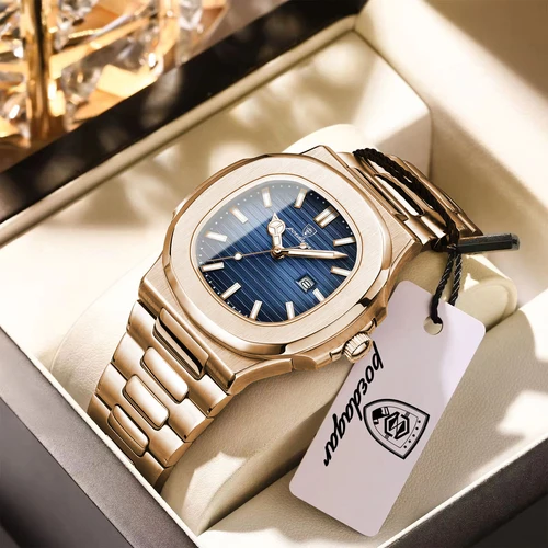 Reloj De Cuarzo Poedagar De Lujo Para Hombre, Resistente Al