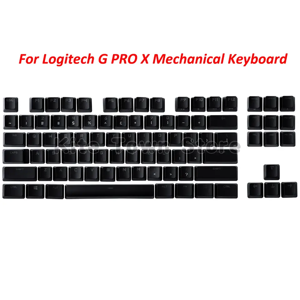 Replacement Keys For Logitech G Pro X Gaming Keyboard - Full Set Included