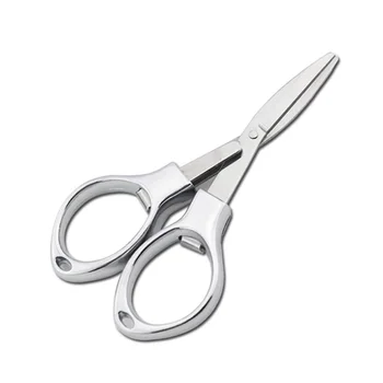 Foldable Scissors Portable Small Silver Scissors Mini Scissors Sharp ...