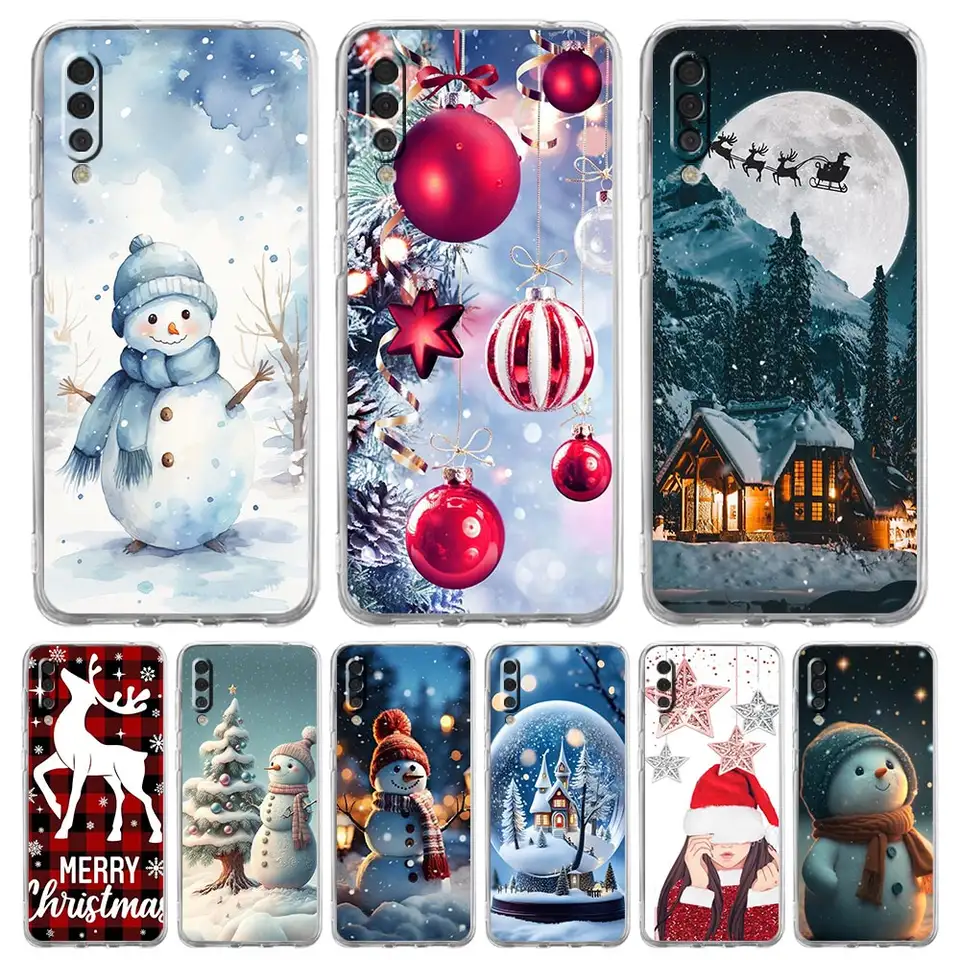 Christmas Graphic Printed Phone Case For Samsung A14 5G A12 A22 A32 A34 ...