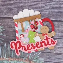 Cute Kscraft Mug Shaker Cutting Dies For Scrapbooking And Diy Cards