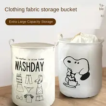 Snoopy Foldable Laundry Basket Large Capacity Dirty Clothes Underwear ...