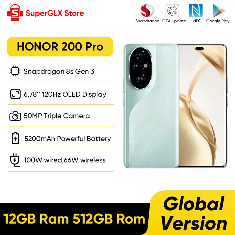 Unbox The Future: Honor 200 Pro 5G | 120Hz Amoled | 100W Supercharge ...