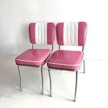 2 pink white glossy