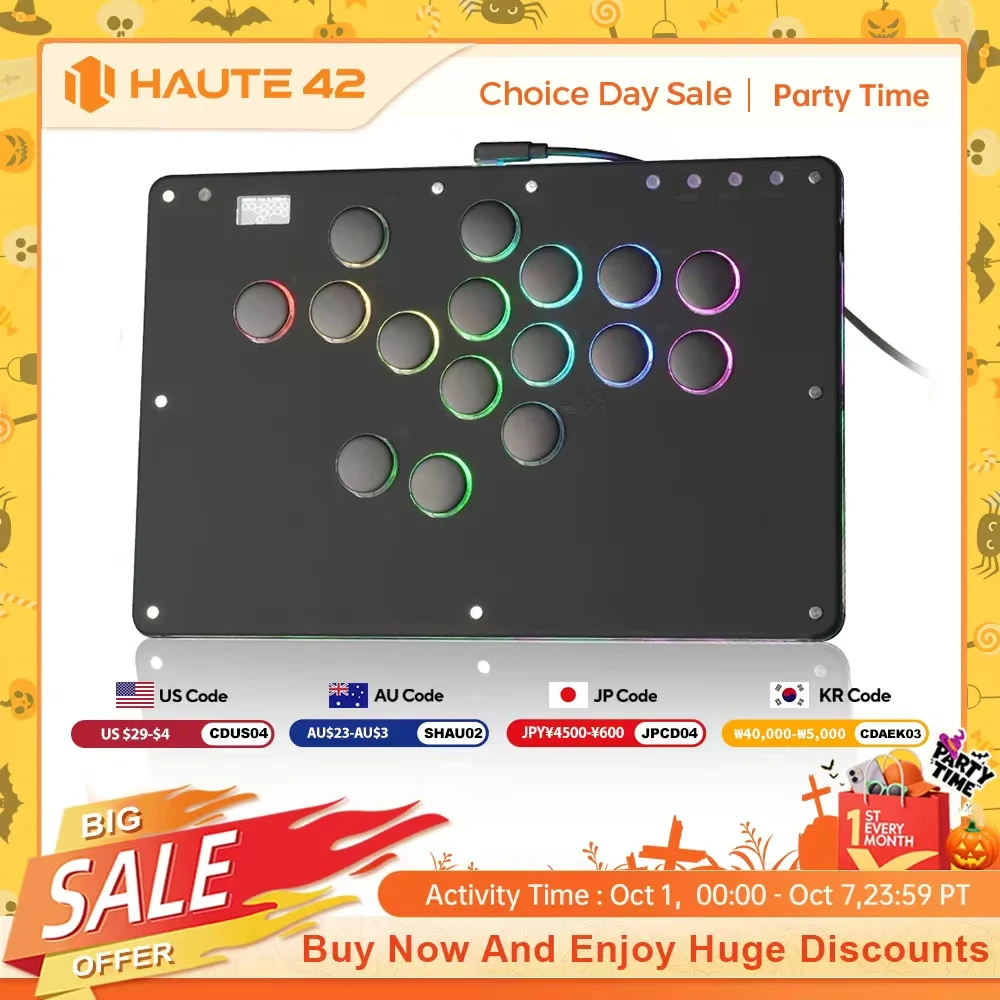 Preisvergleich für Haute42 Arcade Joystick Hitbox Hebelloser Arcade ...