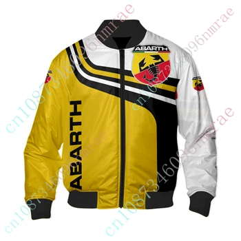 Abarth Jacket Harajuku Clothing Bomber Jacket 3D Windbreaker Techwear ...