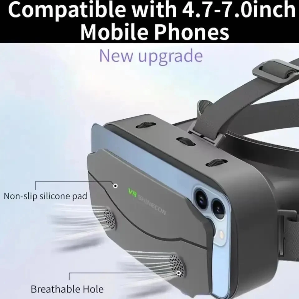 3D Virtual Reality VR Glasses Headset Devices Helmet Lenses Goggles ...