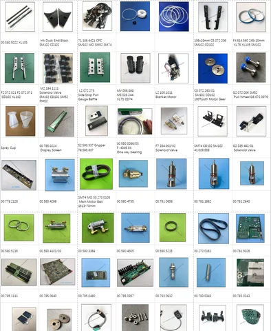 محرك قطع غيار ماكينات طباعة الأوفست لطابعات هايدلبرغ CD74 SM102 61.144. ...