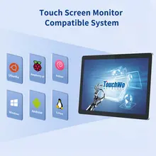 TouchWo 8 To 65 inch Wall mounted Touch Screen Monitor USB HDMI VGA For ...
