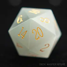 1pc 20 Sided D20 Dice Polyhedral Gemstone Various Shapes Digital D20 ...
