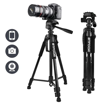55” 140CM Travel Digital Camera Tripod Professional Aluminum Tall Phone ...