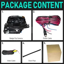 Flipping Badge Reversing Camera Emblem Rear View Camera Badge Parking ...