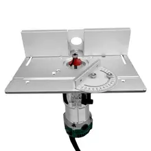 Multifunctional Aluminum Router Table Insert For Woodworking Benches.