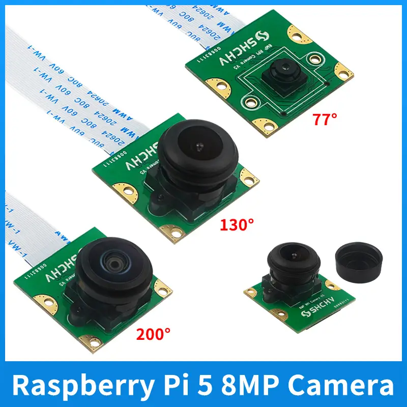8Mp 1080P Raspberry Pi 5 Camera Module With 200° View, Perfect Demo ...