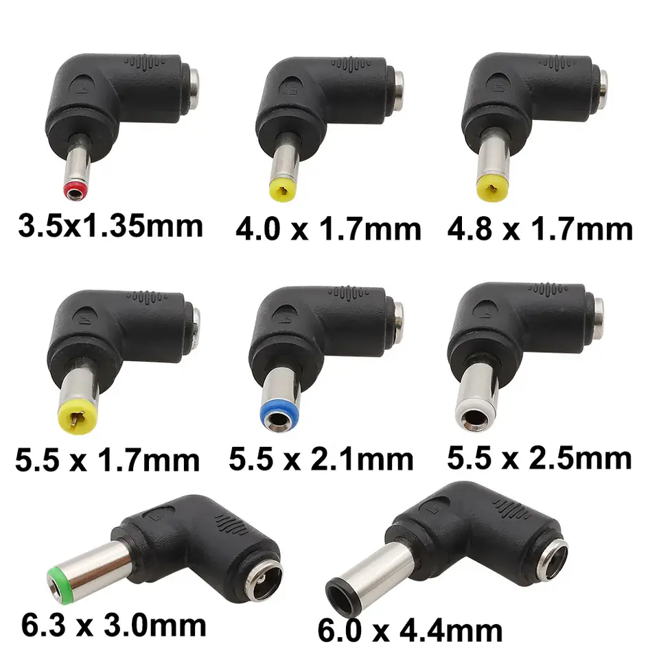 High-Quality 2Pc Right Angle Dc Power Adapter Connectors, Perfect For ...