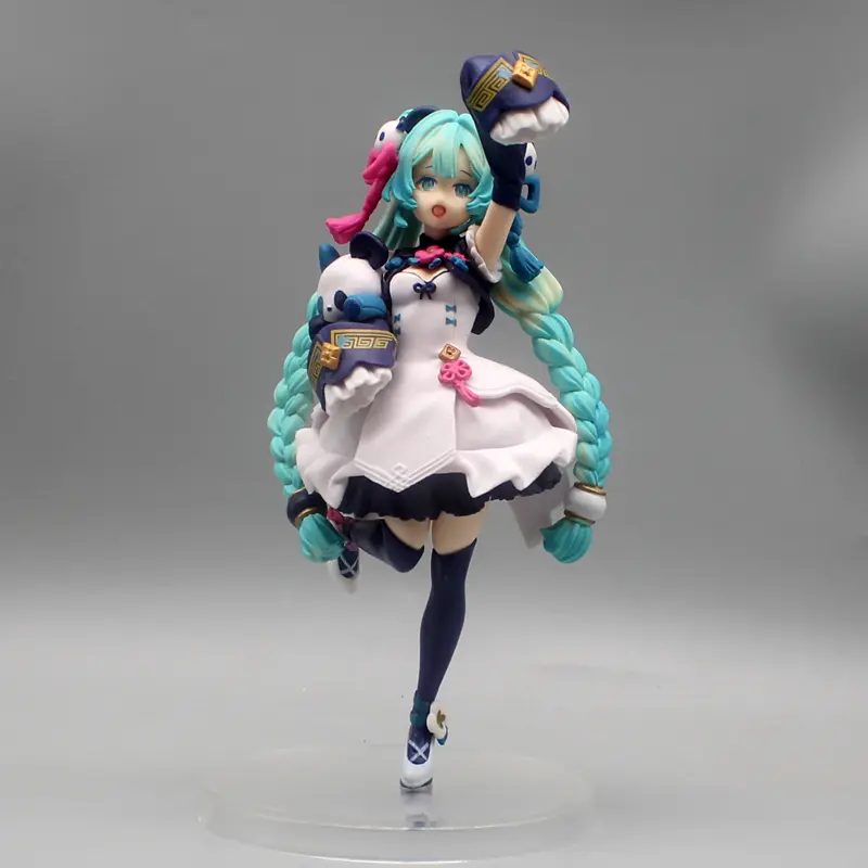 19cm Hatsune Miku Sinicism Holding A Panda Doll Beautiful Girl Figure ...