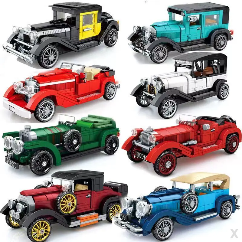 Unleash Your Child'S Racing Spirit With Classic Vintage Car Blocks!