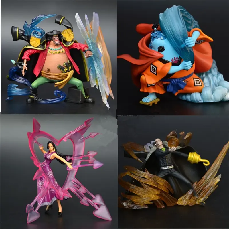 Anime One Piece Action Figures Set - 4 Pvc Collectibles