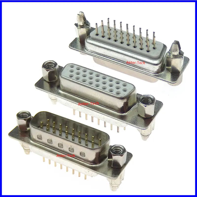 5PCS HDD26 DB26 MALE FEMALE CONNECTOR Solder Type D-Sub 26pin serial ...