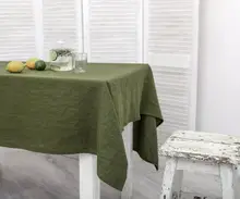Natural Fabric Tablecloth,100% Pure Linen Solid Color Table Cover,for ...