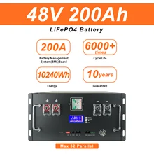 High-Capacity Lifepo4 48V Battery Pack For Home, Rv, And Solar Systems.