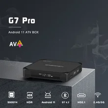 G7 Pro Smart Tv Box, Android 11, 4K Hd, Dual Wifi, 2Gb Ram