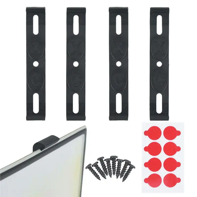 Frameless License Plate Mount 4PCS Weather-Proof License Plate Bracket ...