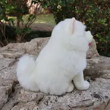 Cute 28Cm White Samoyed Stuffed Toy For Birthday Gifts