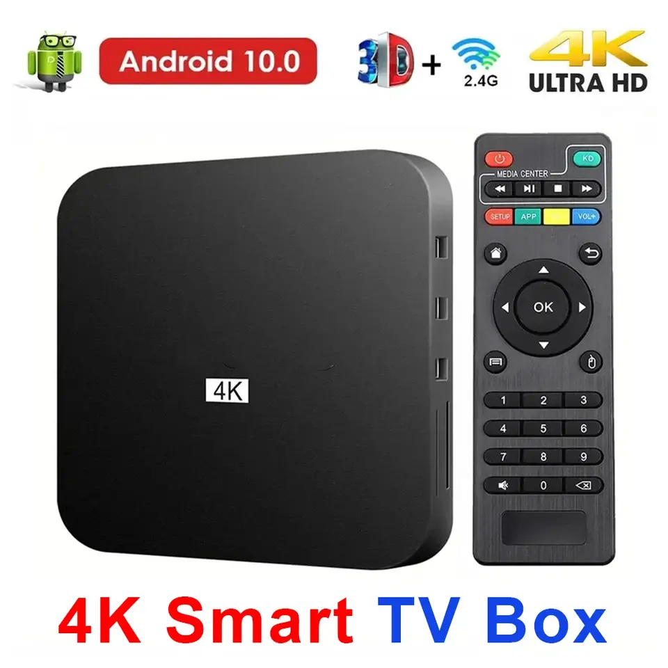 New Smart Tv Box Android 10, 3D Youtube, 4K, Upgrade Ready