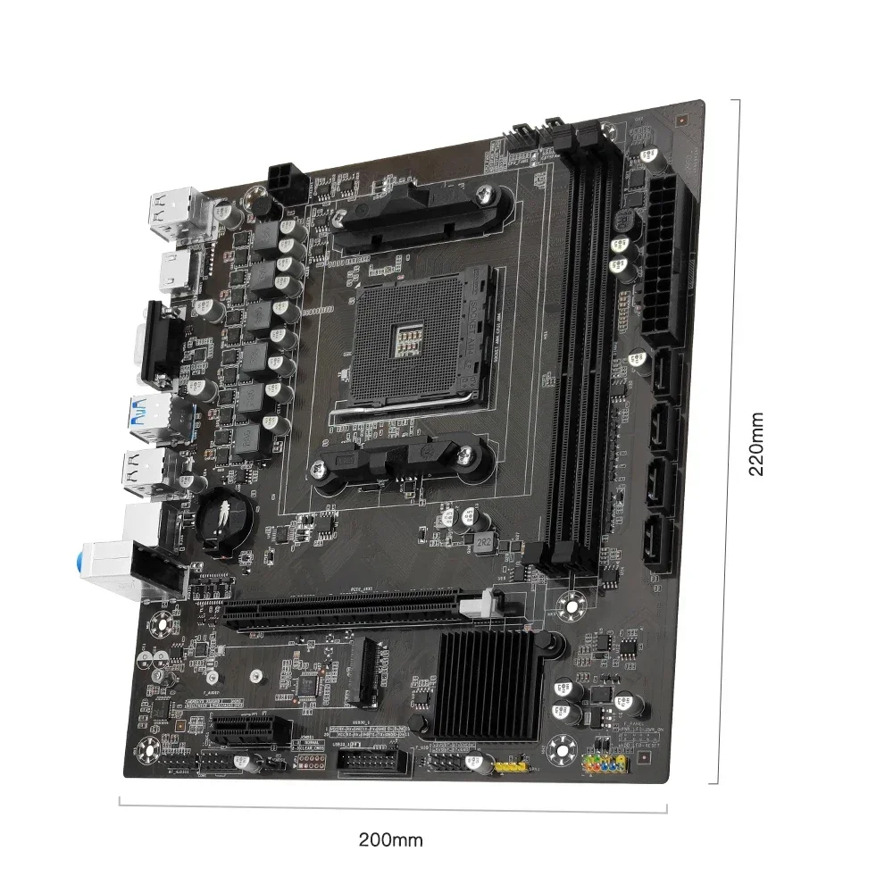 MACHINIST B450 Motherboard AMD Processor DDR4 Memory Dual-channel AM4 ...