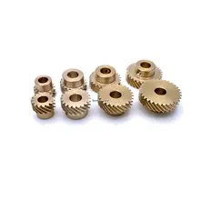 Precision 45° Left-Handed Helical Gear Set, 10T-30T, Perfect Diy Parts.